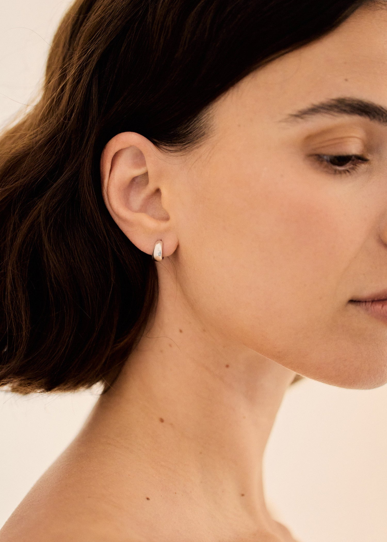 Curved Form Hoops Mini– Studio Bille